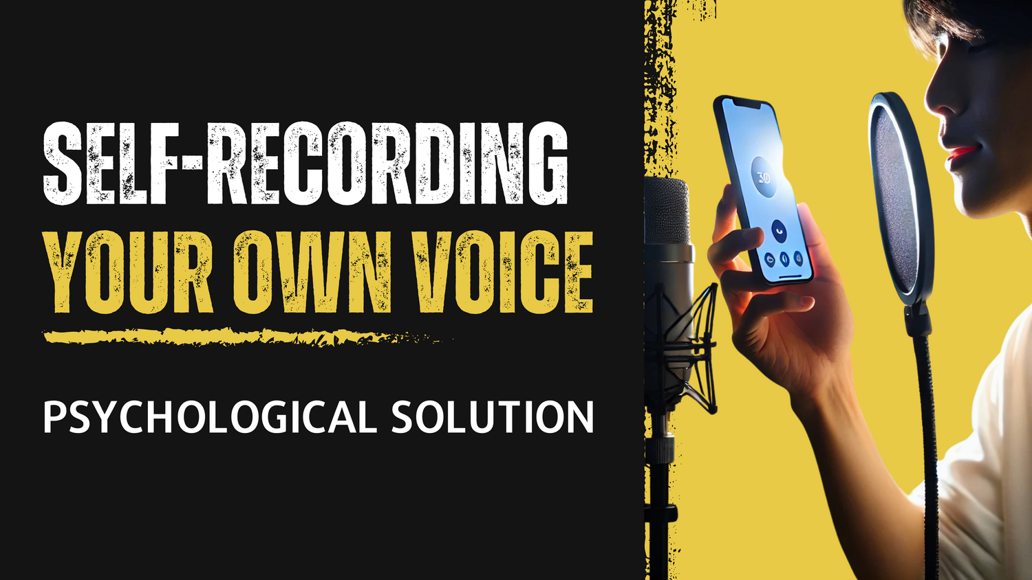 Self-recording your own voice – an effective psychological support sol ...